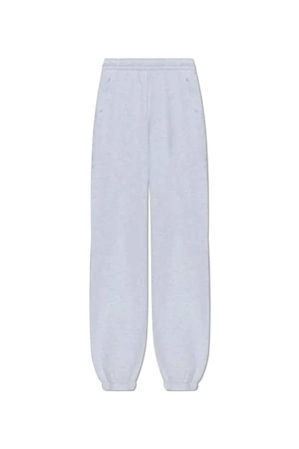 Sporty & Rich Light Gray Track Pants From ‘the Essentials’ Collection - Grey