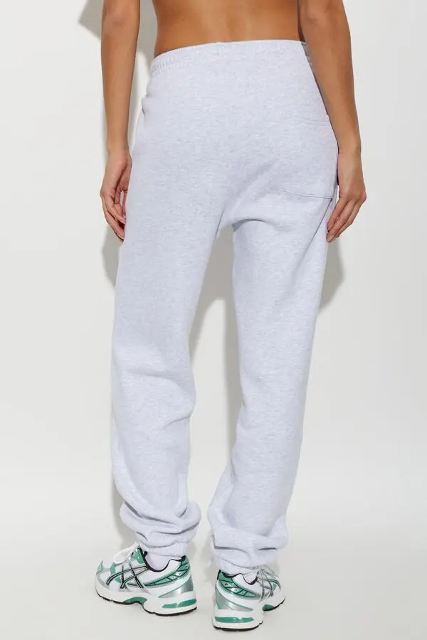 Sporty & Rich Light Gray Track Pants From ‘the Essentials’ Collection