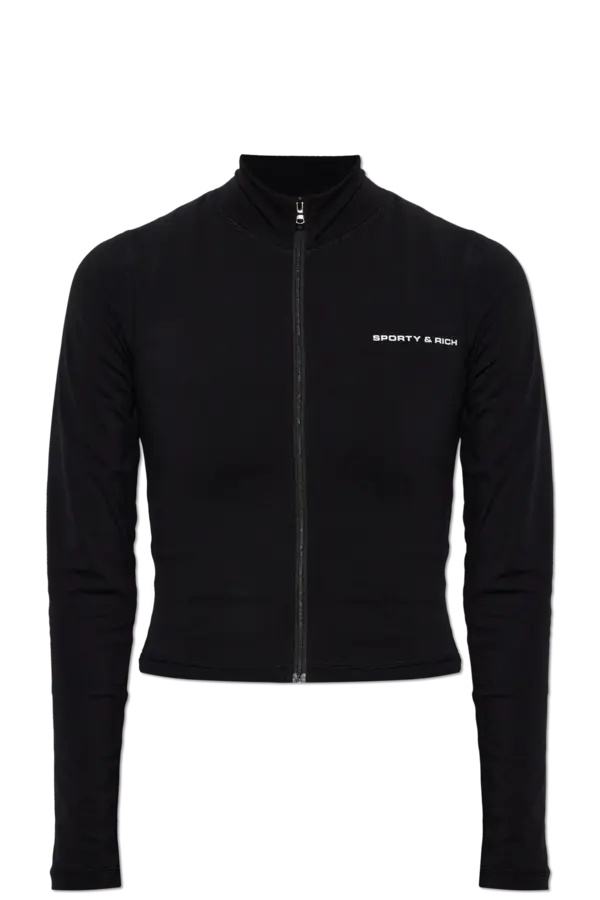 Sporty & Rich Sweatshirt From 'the Essentials' Collection - Black