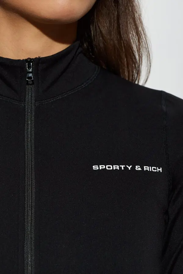 Sporty & Rich Sweatshirt From 'the Essentials' Collection - Black