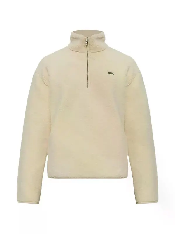 Lacoste Teddy Fleece Sweater - Neutrals