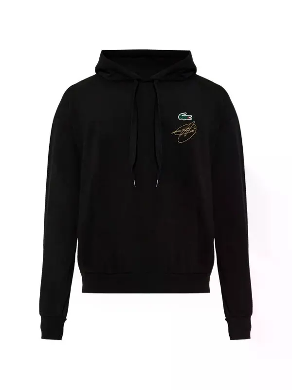 Lacoste X Novak Djokovic Logo-embroidered Hoodie