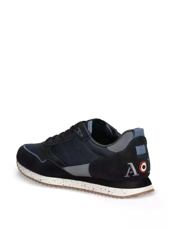 AERONAUTICA MILITARE Logo-embroidered Panelled Sneakers
