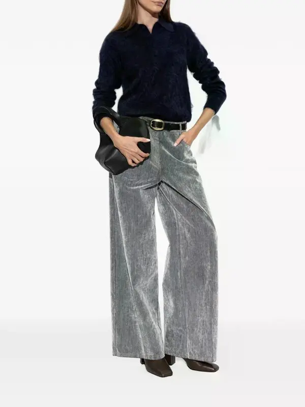 FORTE_FORTE Velvet-finish Jeans