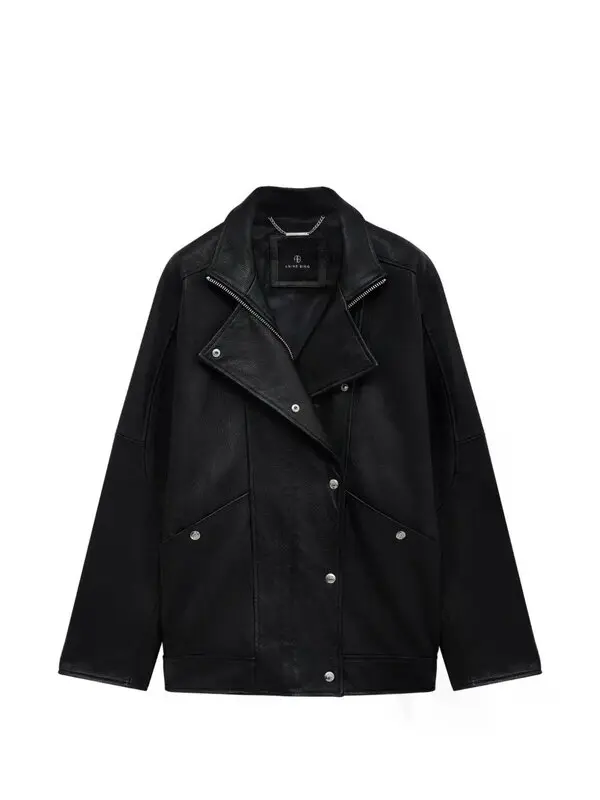 ANINE BING Sandy Jacket Leather - Black