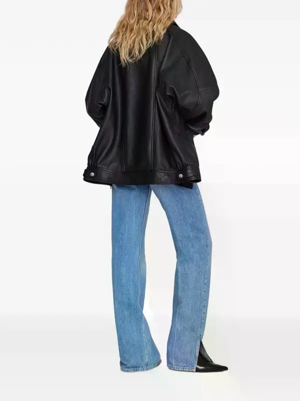 ANINE BING Sandy Jacket Leather - Black
