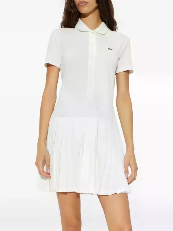 Lacoste Pleated-skirt Mini Polo Dress