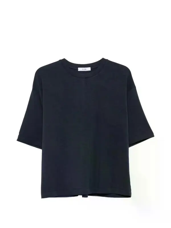 ELEH Pleat-detail T-shirt