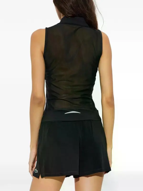 Lacoste Zip-fastening Sleeveless Performance Top