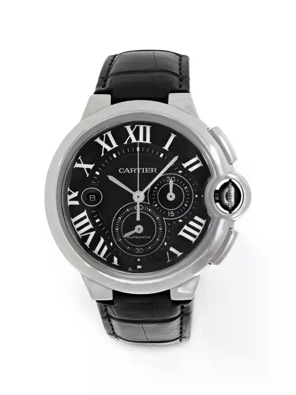 Cartier Ballon Bleu Chronograph 44mm Watch - Black