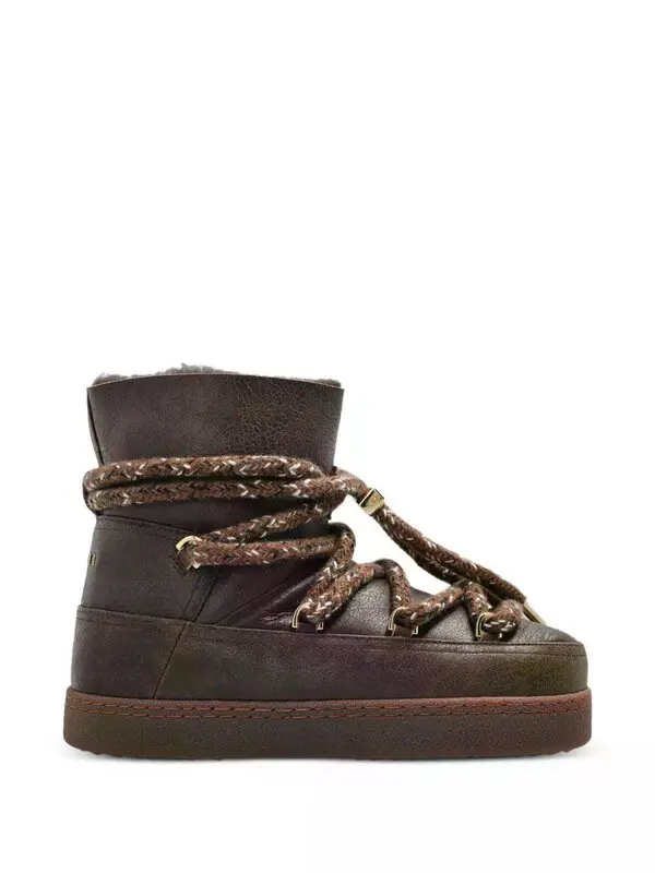 Inuikii Platform Snow Boots - Brown