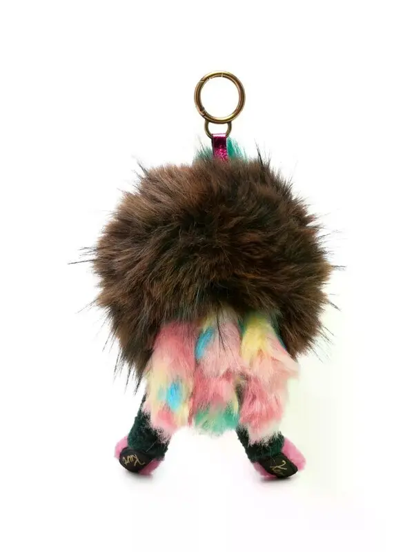 Kurt Geiger M0ascot Pom-pom Bag Charm - Brown