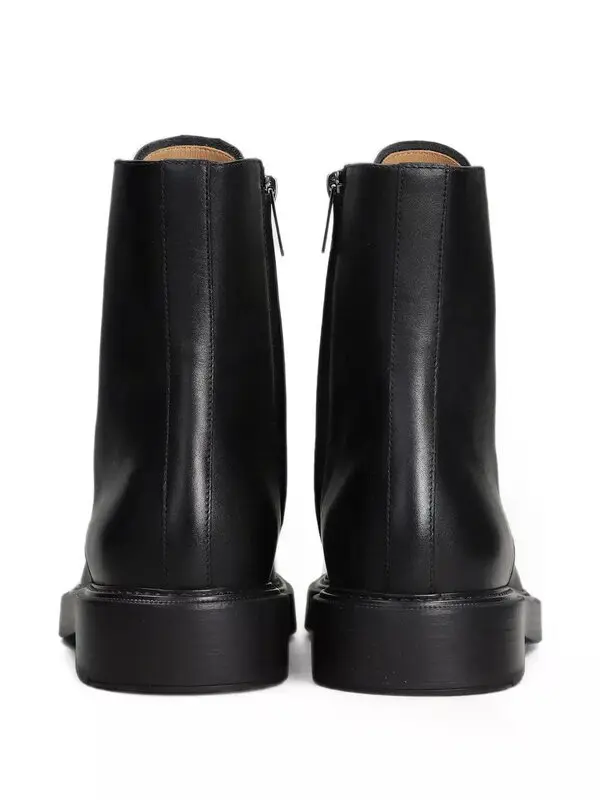Emporio Armani Lace-up Leather Boots