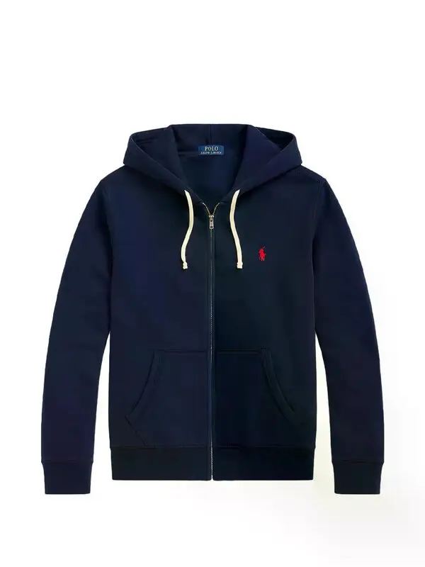 Ralph Lauren Logo-embroidered Zip-up Hoodie