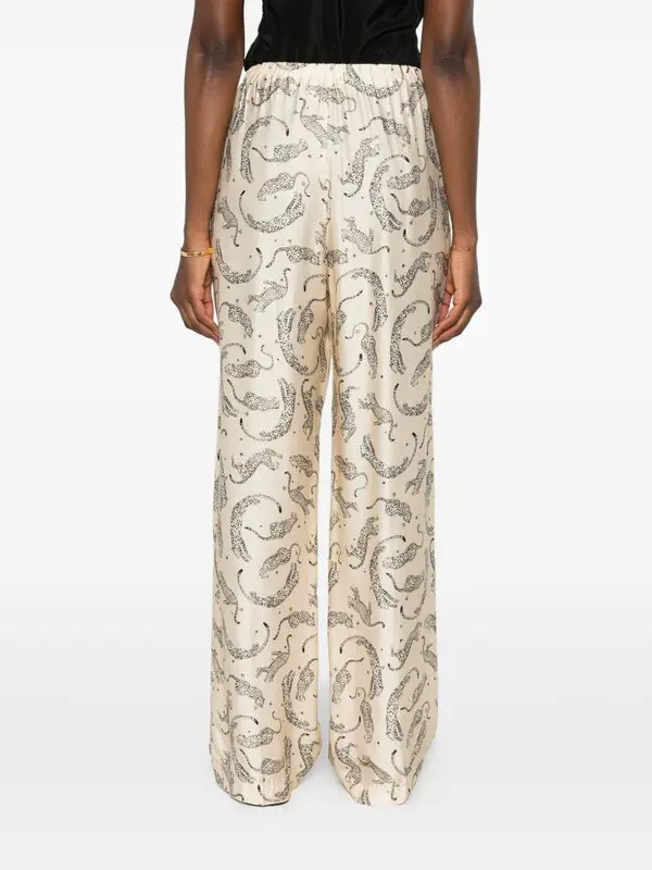 FORTE_FORTE Printed Drawstring Trousers