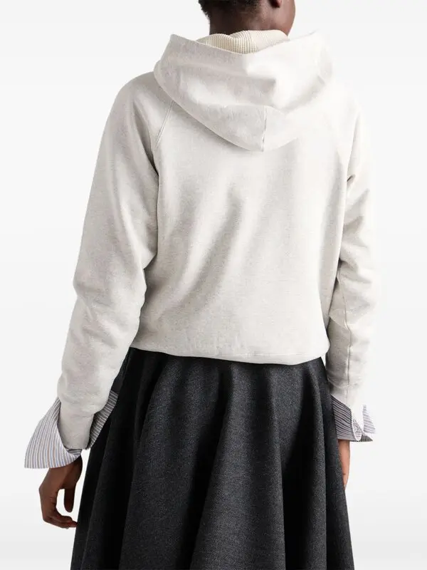 Prada Logo Cotton Hoodie
