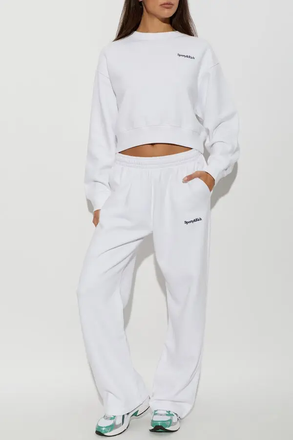 Sporty & Rich Track Pants From 'the Essentials' Collection