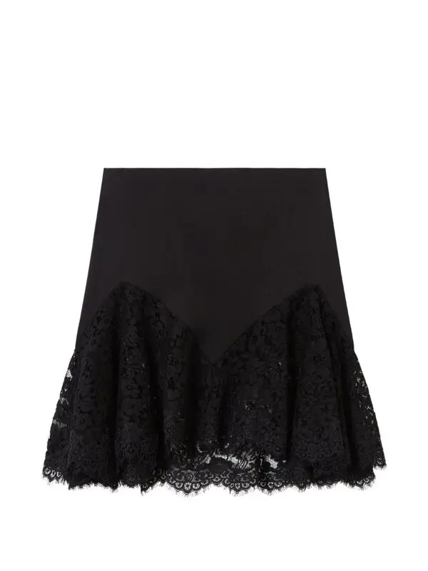 Stella McCartney Lace Trimmed Skirt - Multicolor