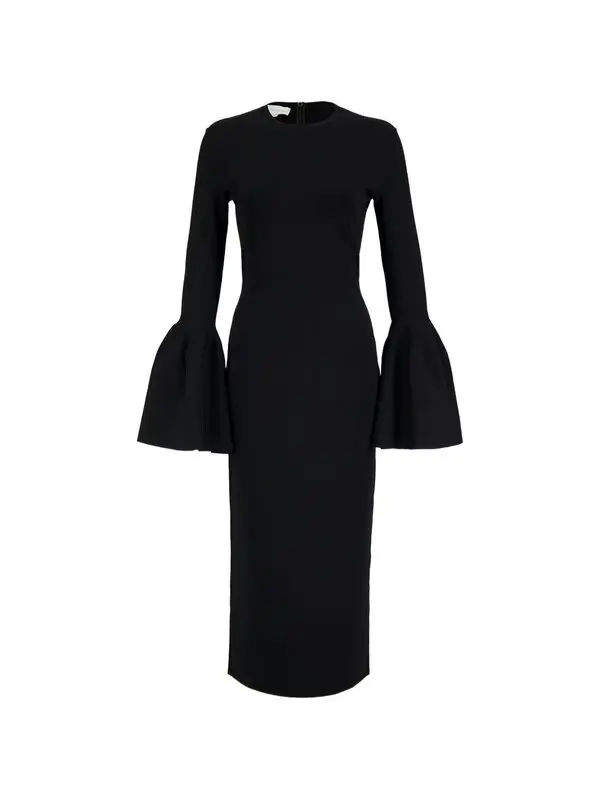 Stella McCartney Bell Sleeve Midi Dress - Multicolor