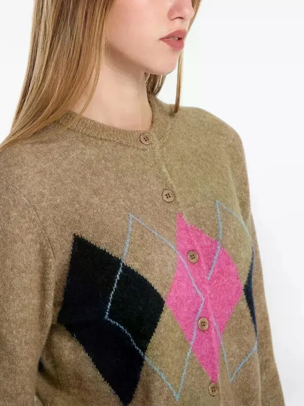 Samsøe Samsøe Sanor Argyle-pattern Cardigan