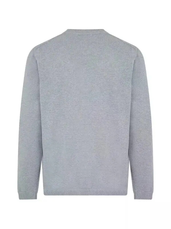 Stone Island Compass-patch Crew-neck Sweater