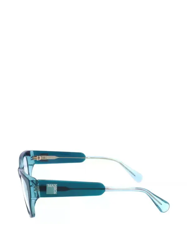 MAX&CO. Rectangle-frame Glasses - Green