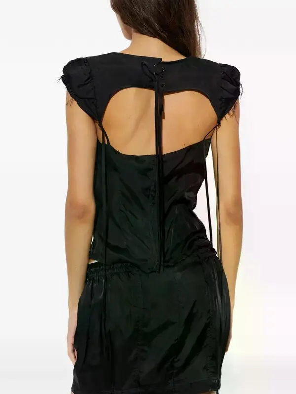 KNWLS Beth Lace-up Top