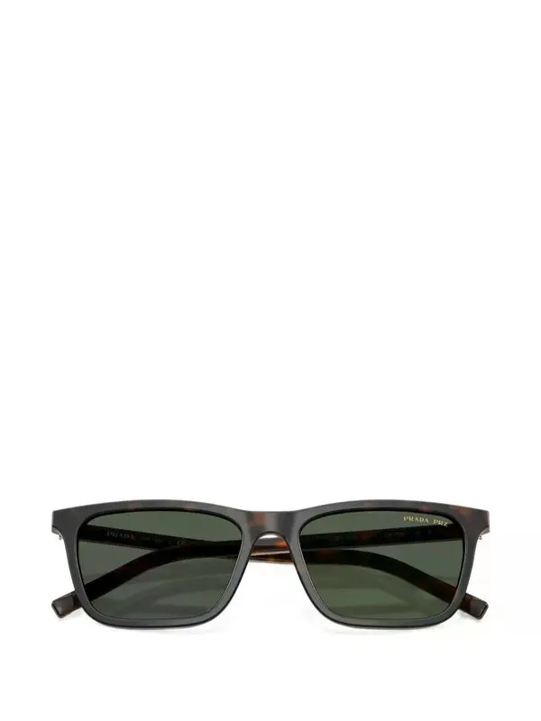 Prada Pr D19s Rectangle-frame Sunglasses