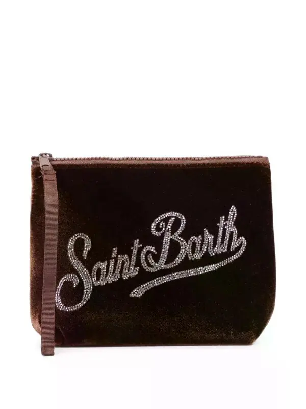 MC2 SAINT BARTH Velvet Clutch Bag