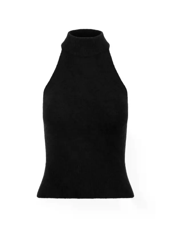 ROBERTO COLLINA Cashmere Mock-neck Top