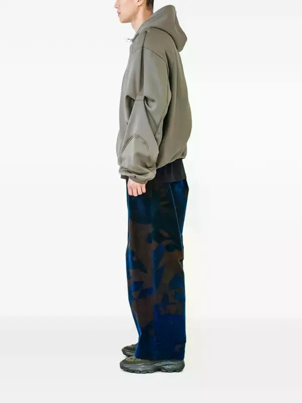 YOSHIOKUBO Sash Layered-design Hoodie