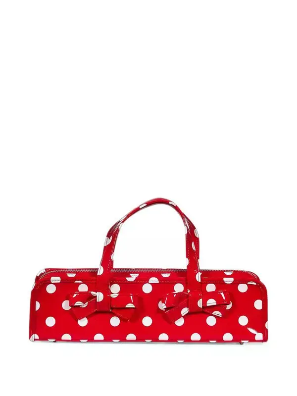 Comme Des Garçons Polka-dot Bow-detail Tote Bag
