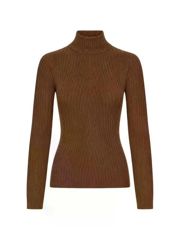 ROBERTO COLLINA Ribbed Turtleneck Sweater