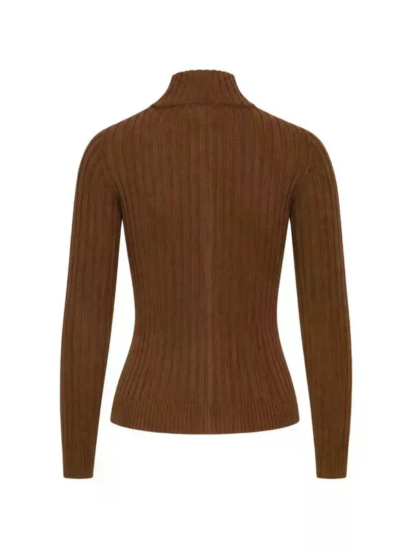 ROBERTO COLLINA Ribbed Turtleneck Sweater