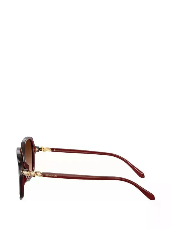 SWAROVSKI Square-frame Crystal-embellished Sunglasses