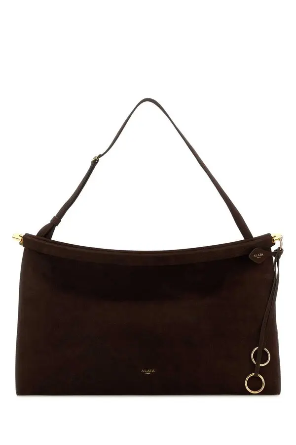 Alaïa Suede Large East-west Shoulder Handbag