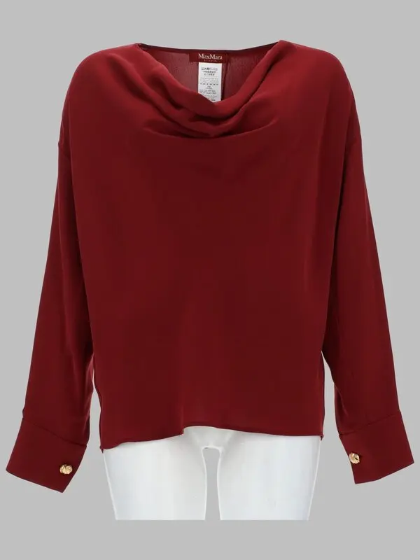 Max Mara Lightweight Technical Cady Blouse