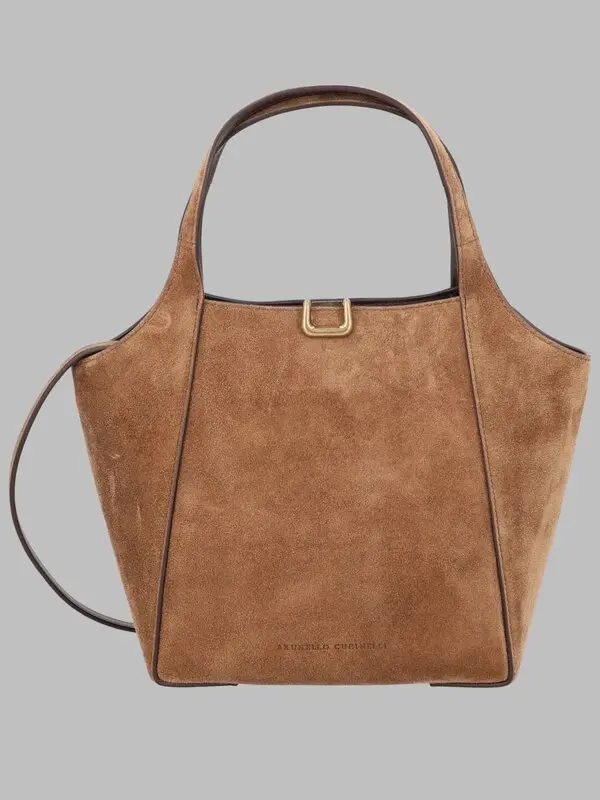 Brunello Cucinelli Mini Sartorial Bucket Bag Small 21 X 19 X 12 Cm
