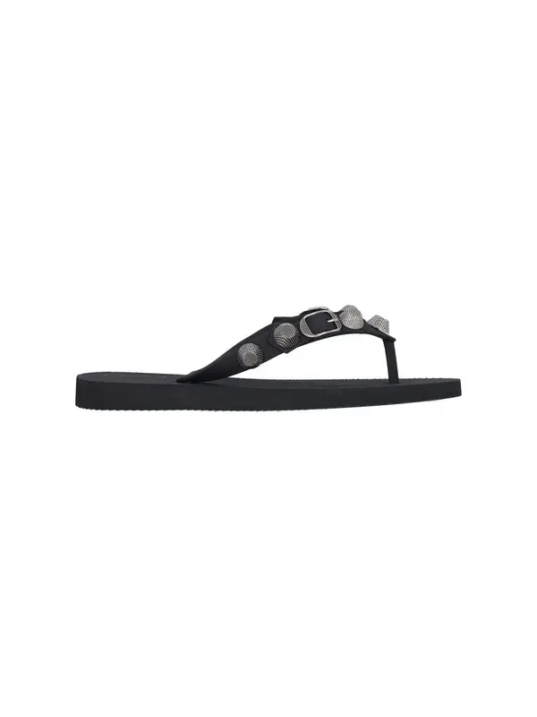 Balenciaga Sculptural Sandals In Thermoplastic Polyurethane For - Black