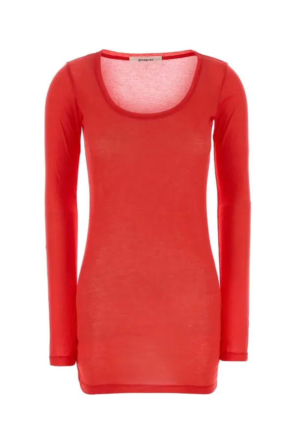 Gimaguas Coral Cotton Bahamon Mini Dress
