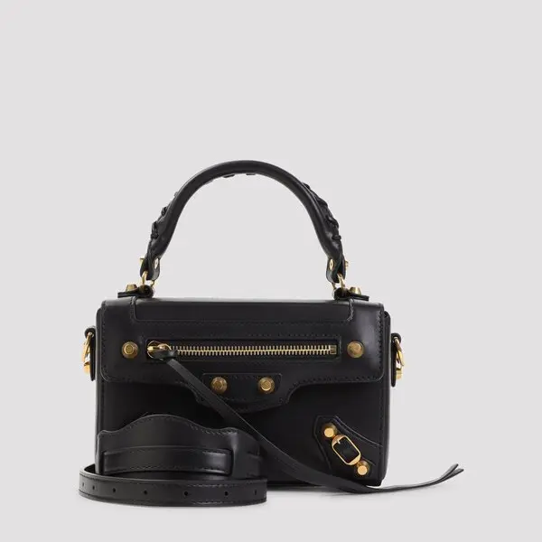 Balenciaga Le City Sleek Box Mini Shoulder Bag 18.5cm - Black