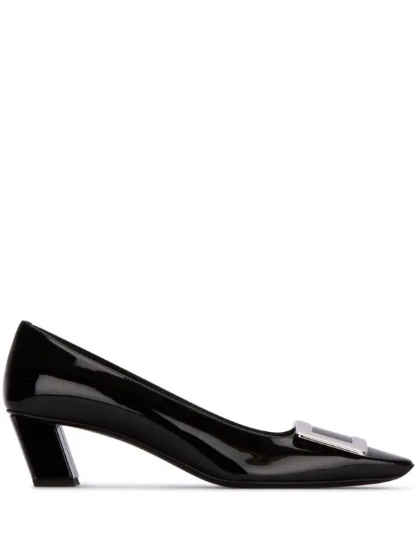 ROGER VIVIER Belle Vivier Patent Leather Pumps