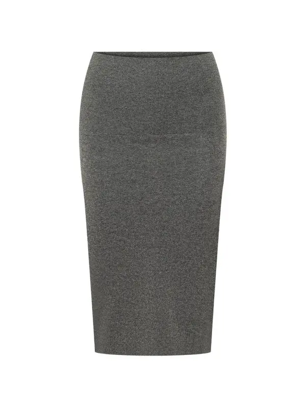 Stella McCartney Wool Midi Skirt - Multicolor