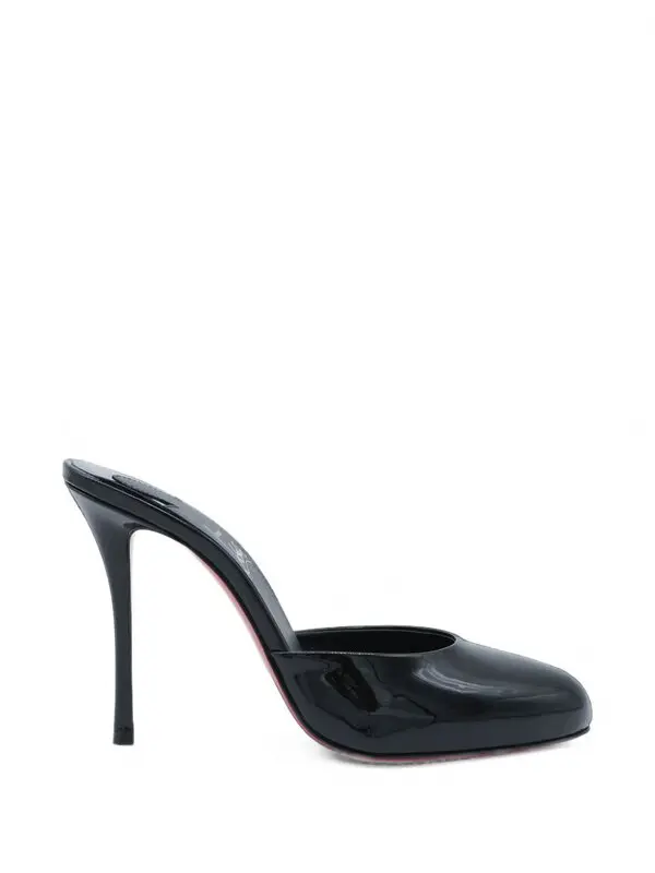 CHRISTIAN LOUBOUTIN Dolly Patent Leather Mules - Multicolor