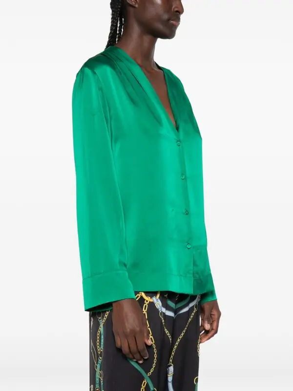 FORTE_FORTE Silk Satin Shirt