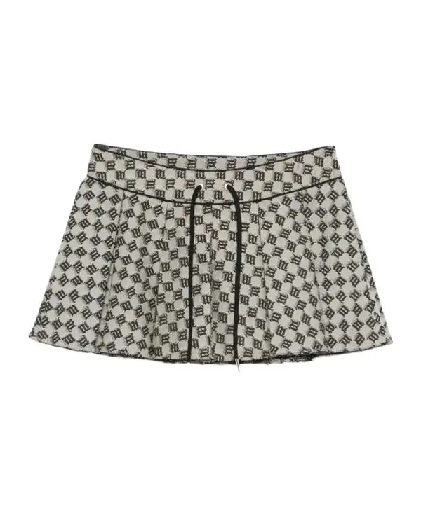 MISBHV Monogram-jacquard Mini Skirt
