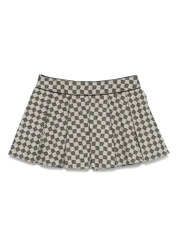 MISBHV Monogram-jacquard Mini Skirt