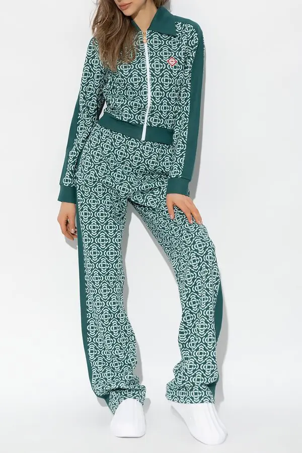 Casablanca Long-sleeved Zipper Jacket