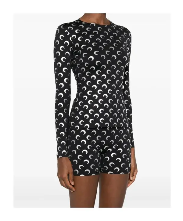 MARINE SERRE Moon-print Top