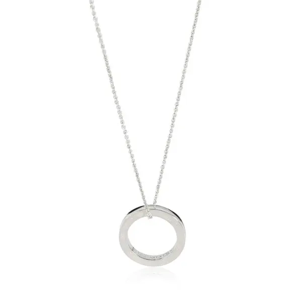 Tiffany & Co. Sterling Silver 1837 Circle Pendant